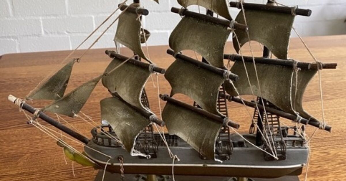 HMS WOBCO on loan to Burgmann College from alumna Judy Middlebrook ...